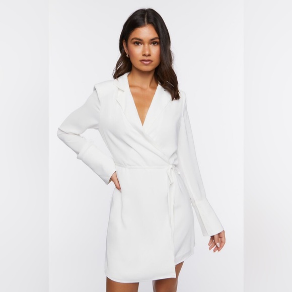 Forever 21 | Dresses | Surplice Mini Wrap Dress | Poshmark